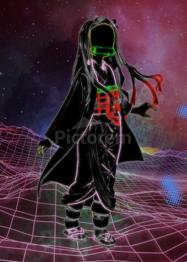 Nezuko Kamado Anime Demon Slayer Spirit of Heroes Kemitsu no yaiba by ...