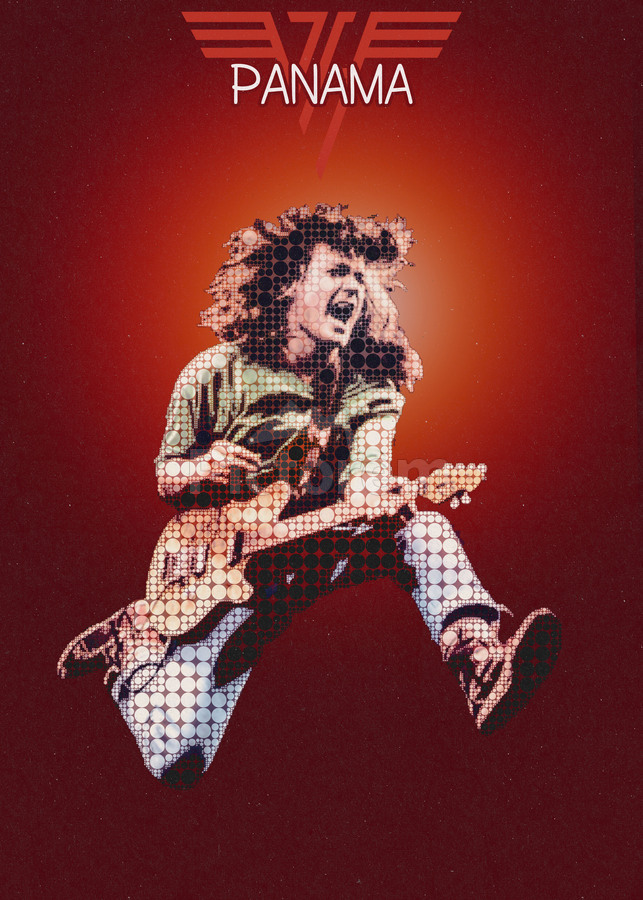 Panama Edward Lodewijk van Halen by Gunawan Rb Wall Art