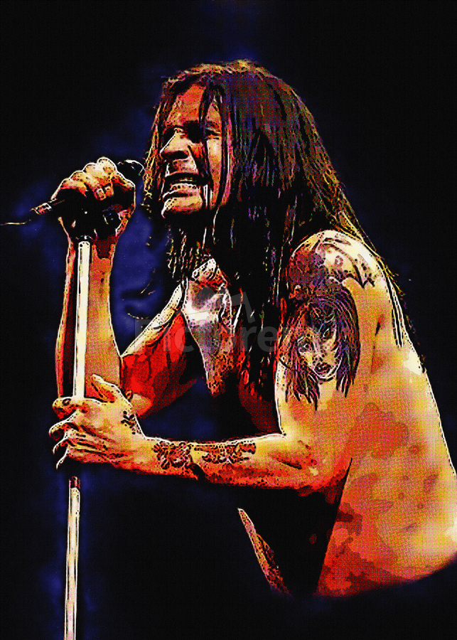 Spirit of Ozzy Osbourne by Gunawan Rb Wall Art