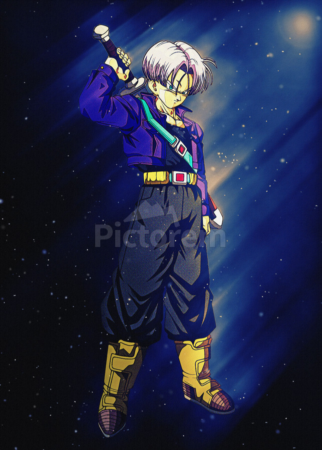 Trunks dbz Light Heroes by Gunawan Rb Wall Art