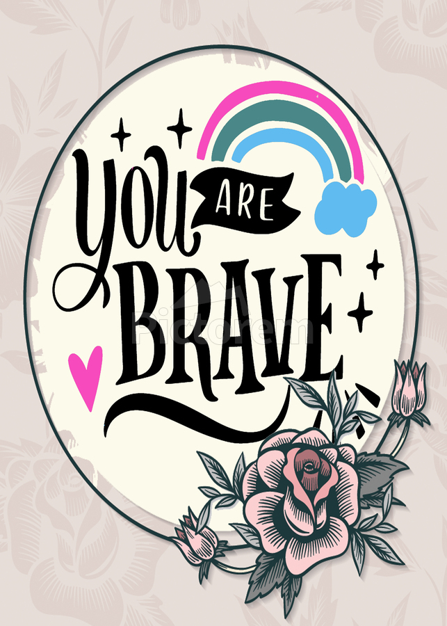 You are Brave by Gunawan Rb Wall Art