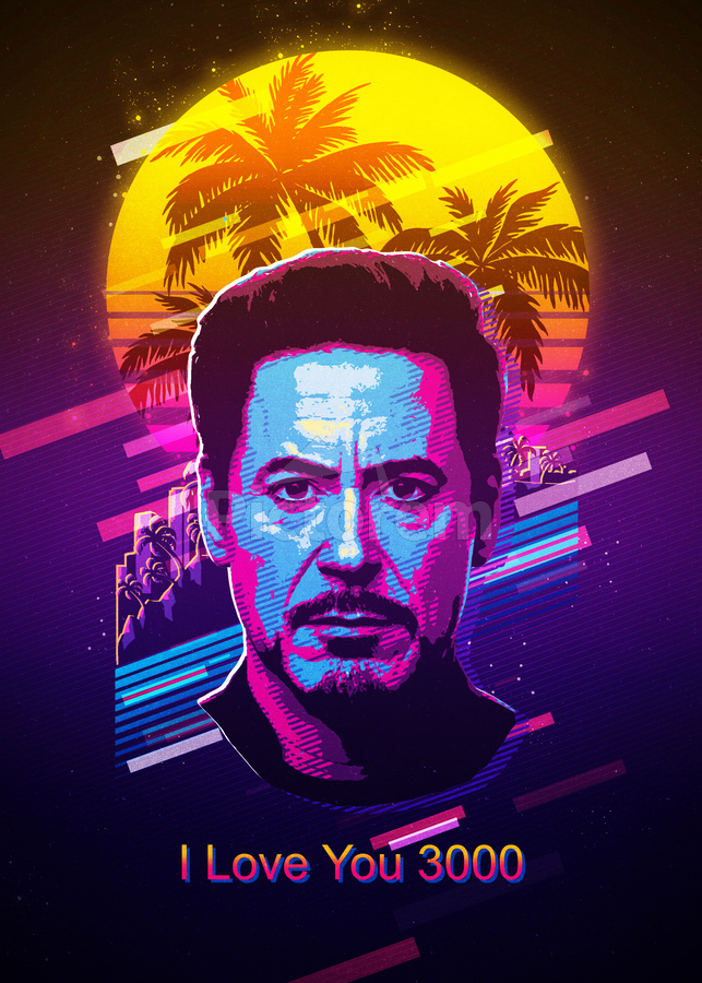 i love you 3000 Tony stark Quotes by Gunawan Rb Wall Art