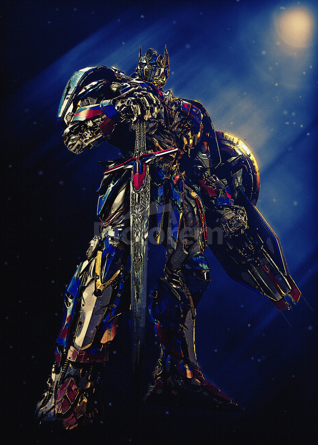 transformer optimus prime Light Heroes by Gunawan Rb Wall Art