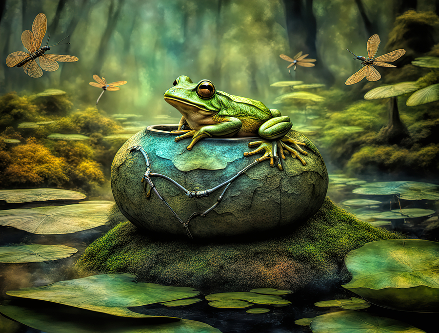 ENCHANTED LAND IV by Digicam Wall Art