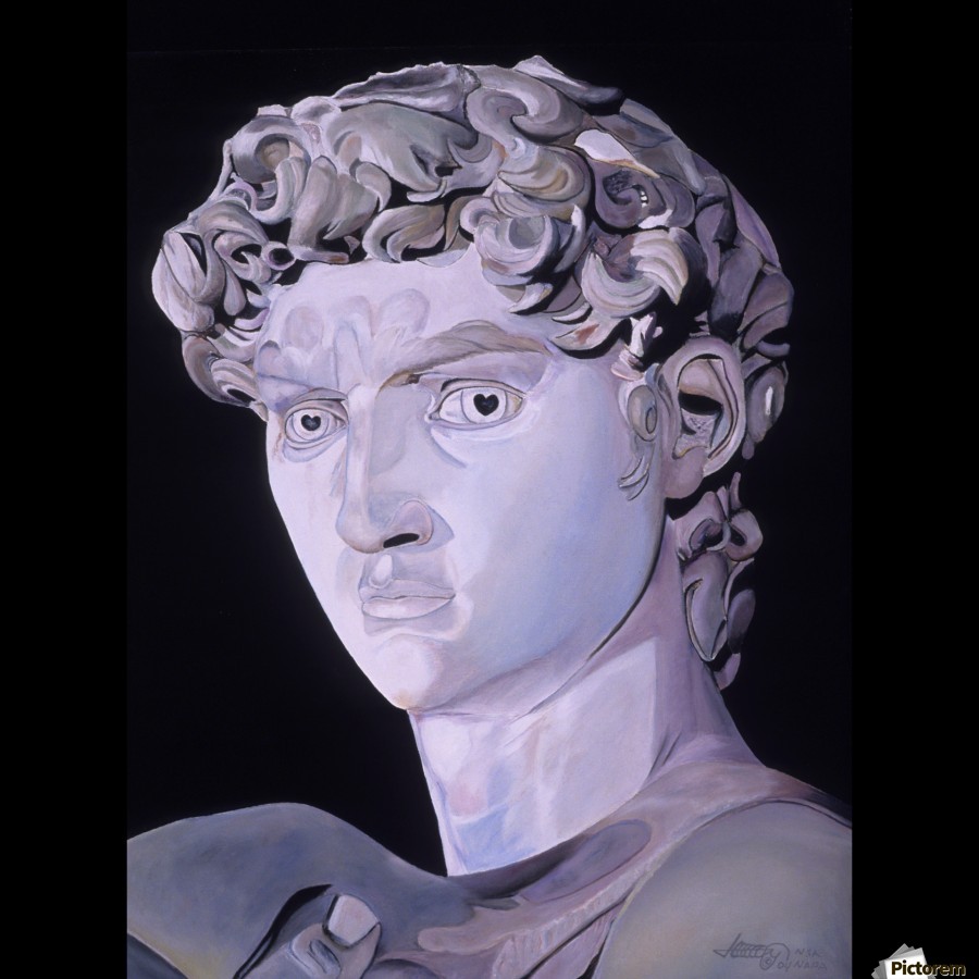 David By Michangelo by Bella Visat Artist Wall Art