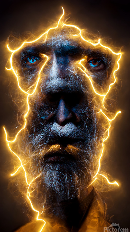 Myth Series: Zeus by Abneural Studios Wall Art