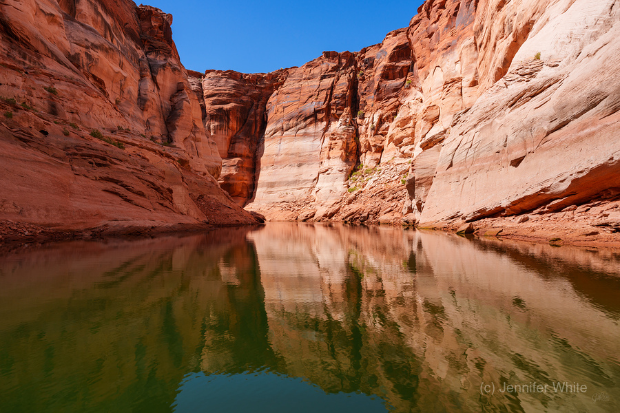 Antelope Canyon Water Reflections by Jennifer White Wall Art