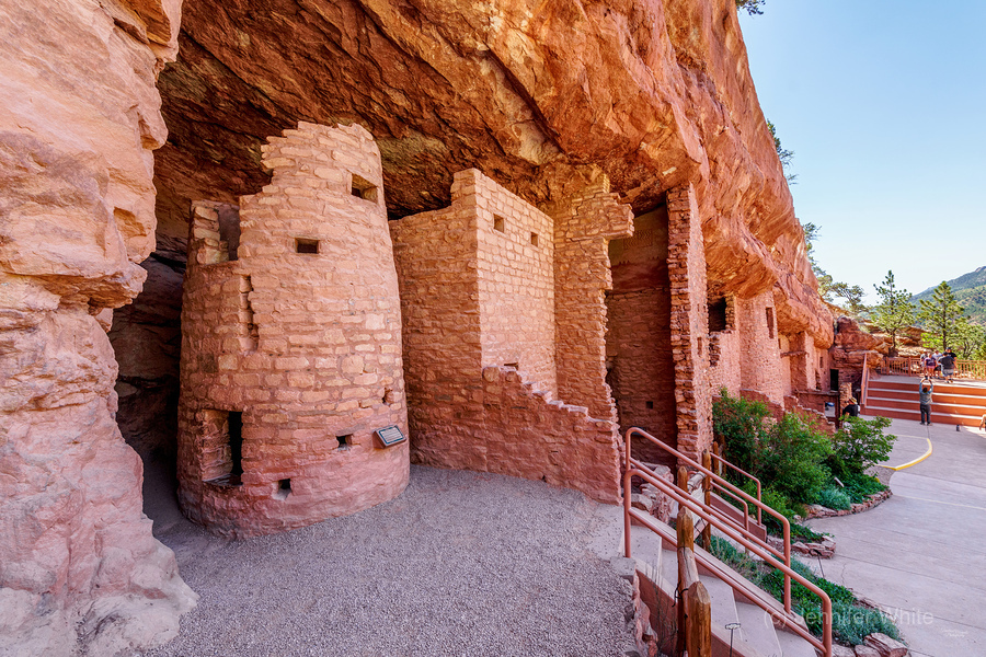 Manitou Cliff Stone Dwellings by Jennifer White Wall Art