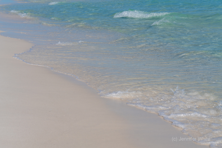 Destin Shoreline Waves by Jennifer White Wall Art