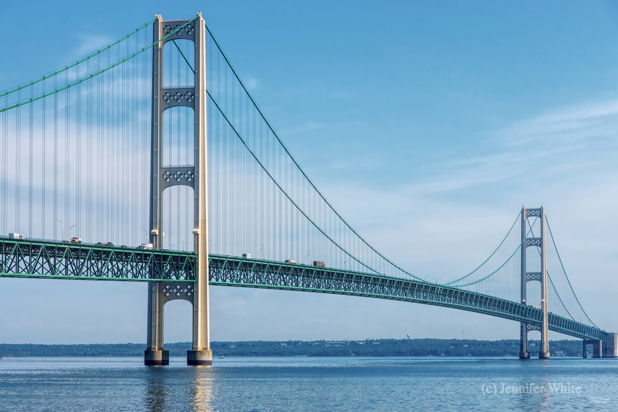The Mighty Mac Bridge by Jennifer White Wall Art