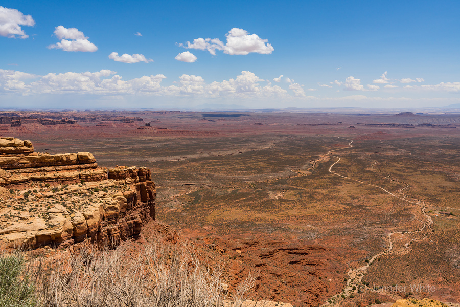 Muley Point Moki Dugway Valley Of Gods by Jennifer White Wall Art