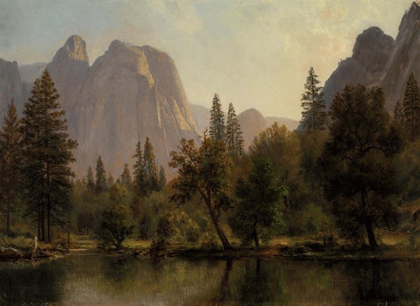 Among the Sierra Nevada, California, 1868 by Albert Bierstadt Wall Art