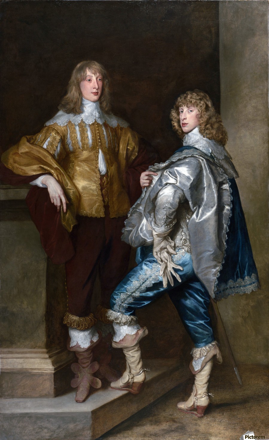 Lord John Stuart and His Brother Lord Bernard Stuart by Anthony van ...