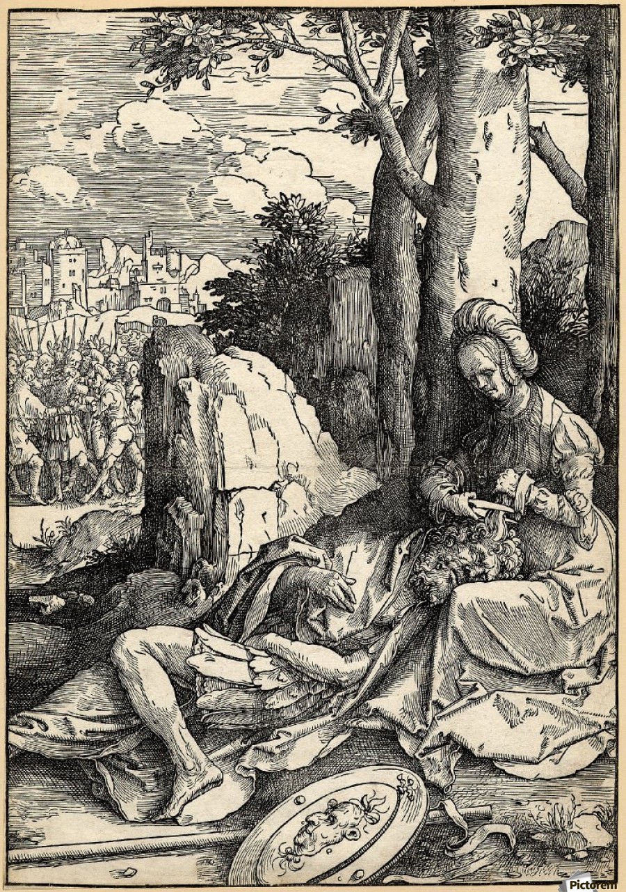 Samson and Delilah by Anthony van Dyck Wall Art