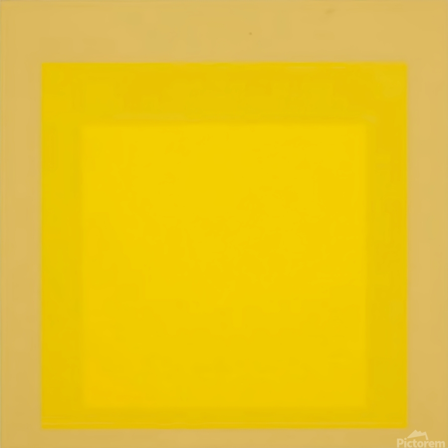Josef Albers - Homage to the Square yellow High Resolution by Timeless ...
