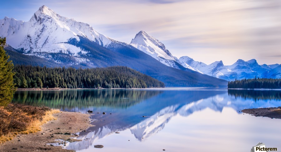 Maligne Lake by Lisa Poirier Wall Art