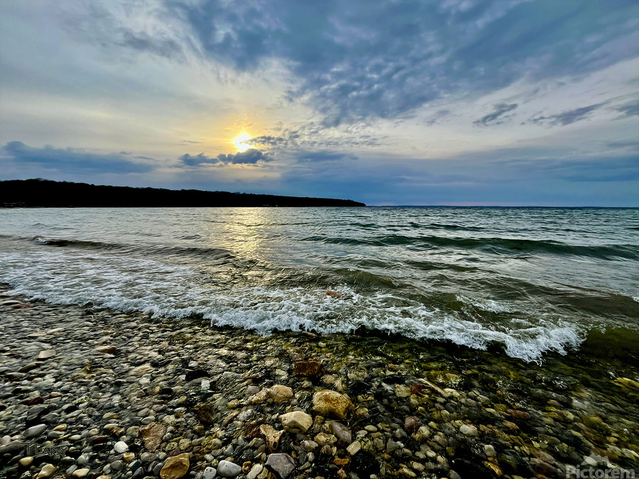 Omena Bay 01 by Timothy Larey Wall Art