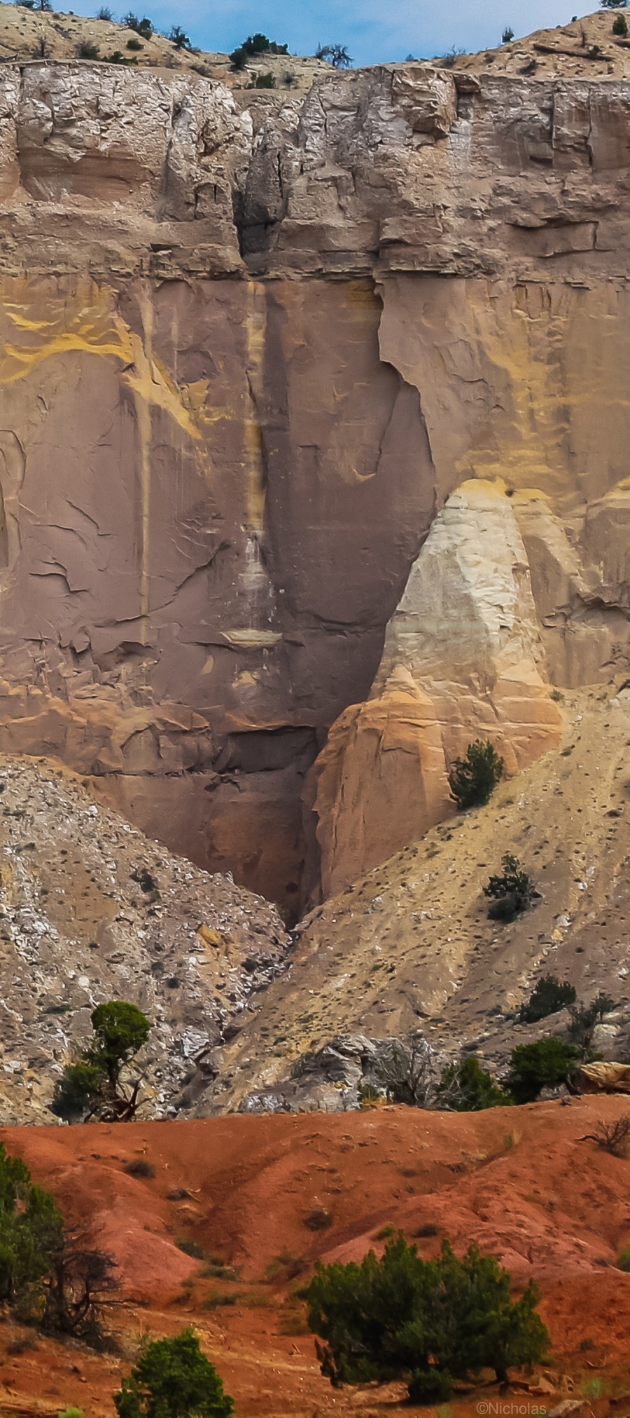 The Cliff Close Up Ghost Ranch by Nicholas Wall Art