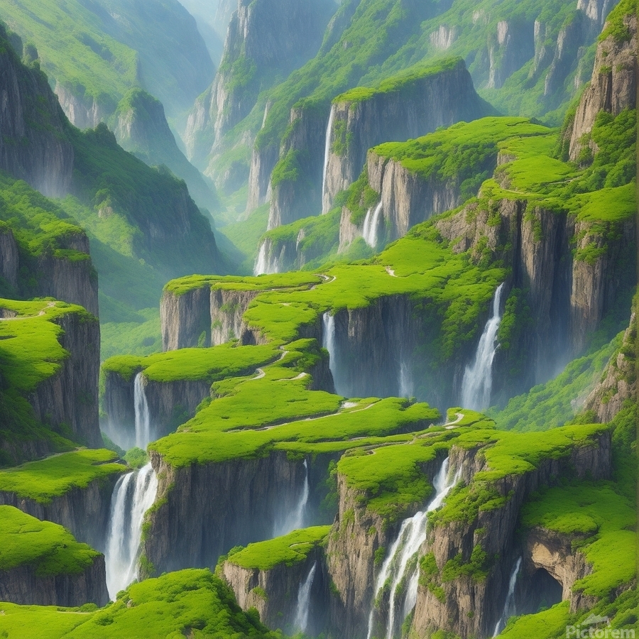 greenery scenery breathtaking high defini by jack pote Wall Art