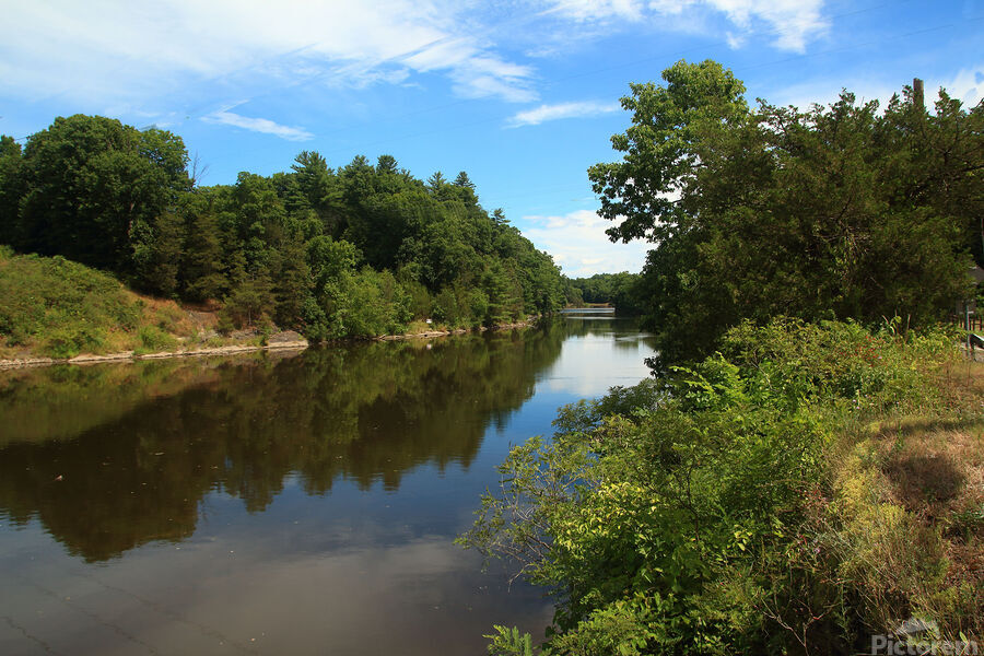 Perines Bridge Series Downstream by Bob McCulloch Wall Art
