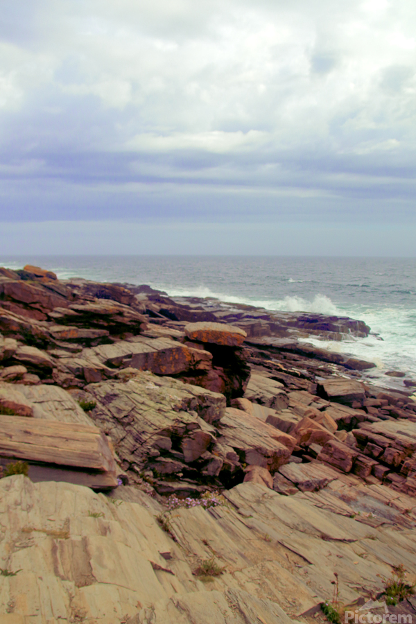 Rocks on the Shore by Bob McCulloch Wall Art
