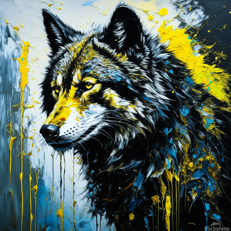 Animal Portraits - Wolf by Ray Craig Wall Art
