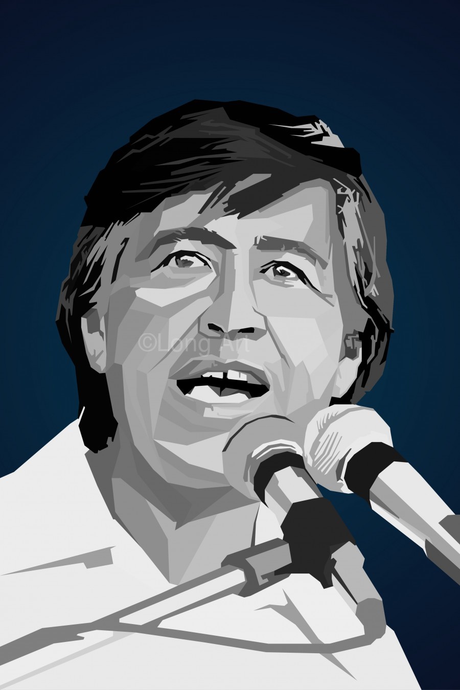 Cesar Chavez wpap popart by Long Art Wall Art