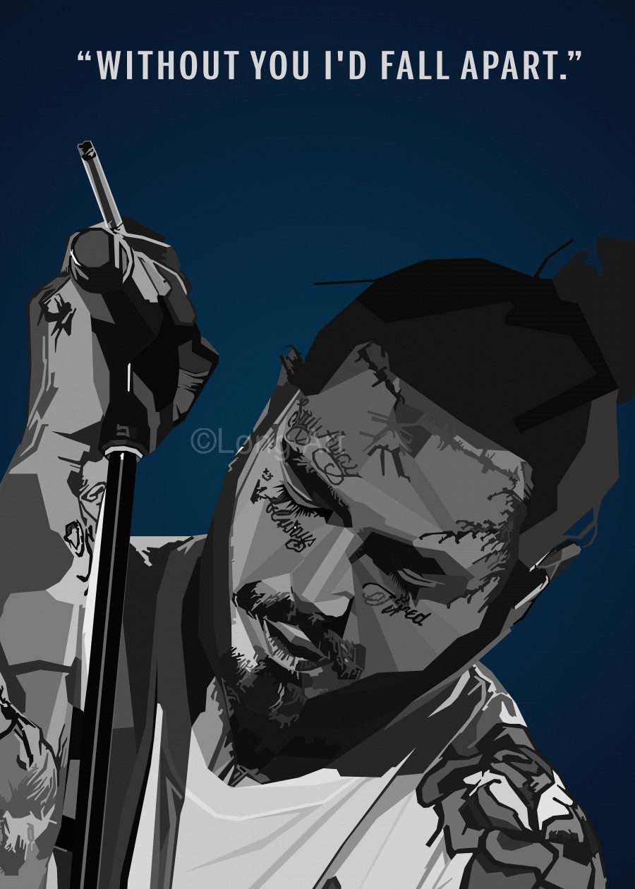 Post Malone Musician Quotes by Long Art Wall Art