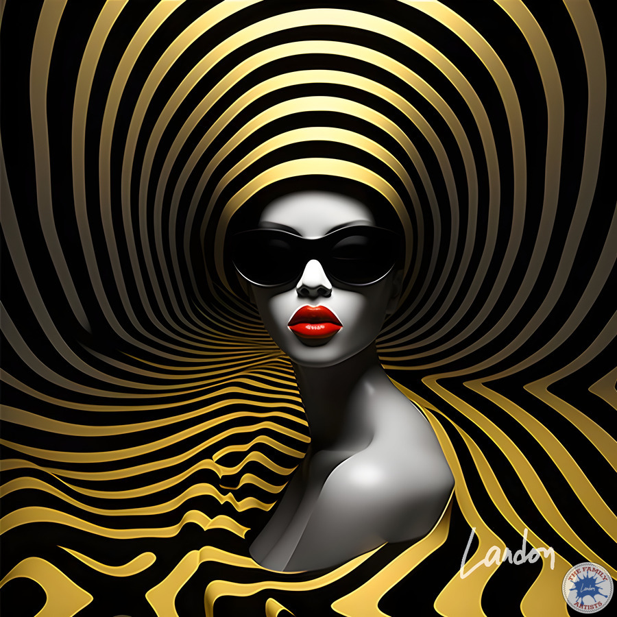 Optical Illusion 3 by Landon Wall Art