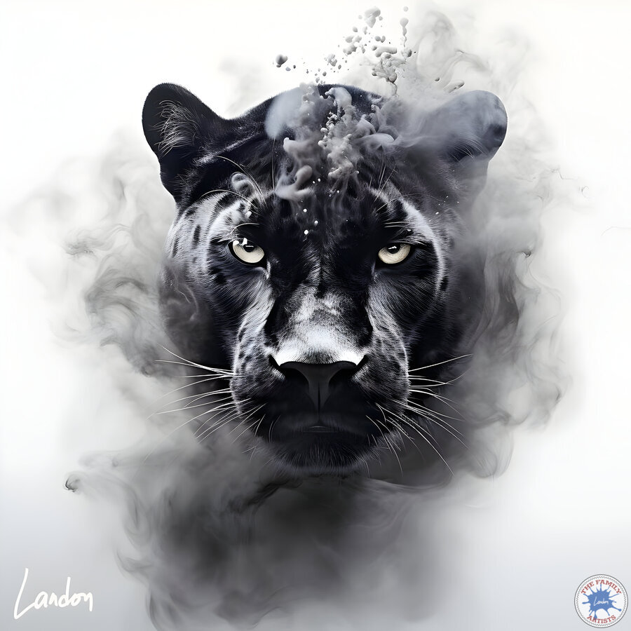 Cat Melanism 2 by Landon Wall Art