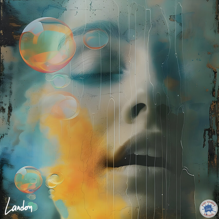 Photomontage Lady 1 by Landon Wall Art