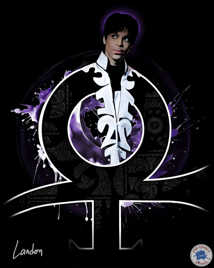 Prince Symbol by Landon Wall Art