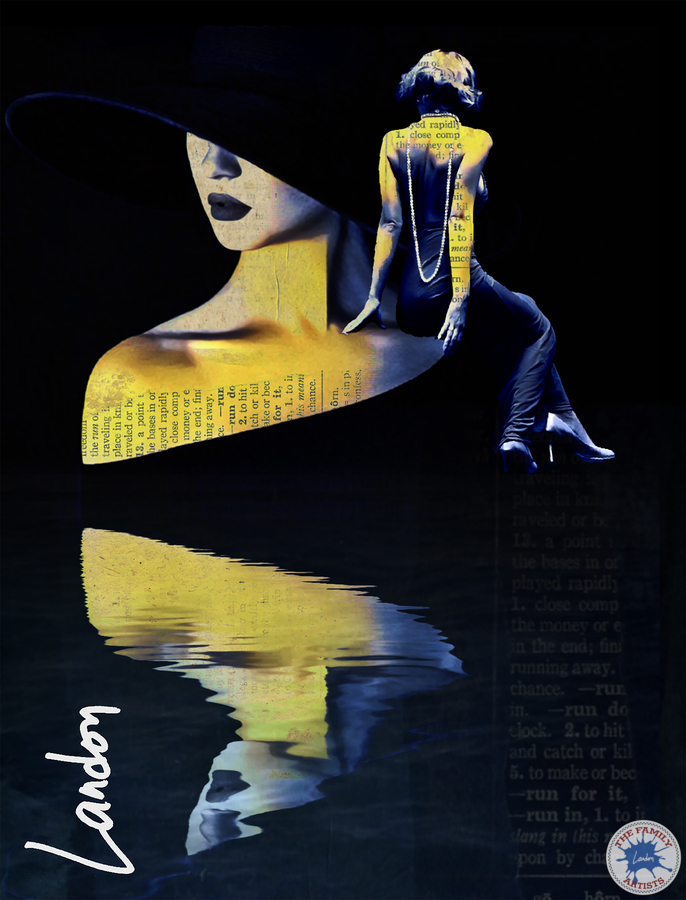 Yellow Reflection 1 by Landon Wall Art