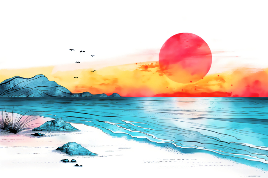 And out of the Red by Art by BUCK Wall Art