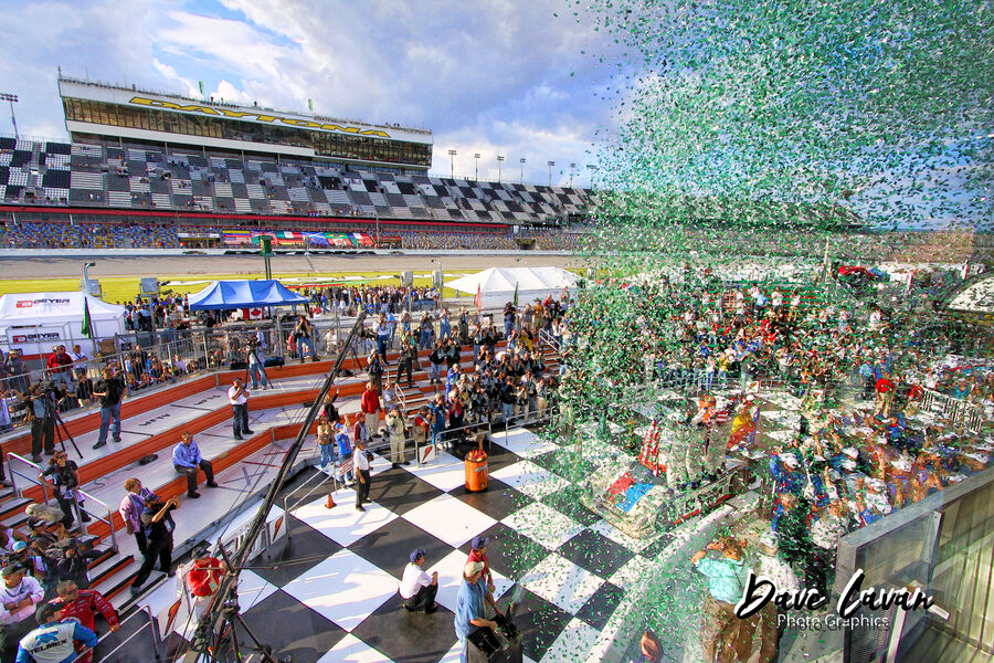 Victory Circle Celebration by Dave Cavan Photo Graphics Wall Art