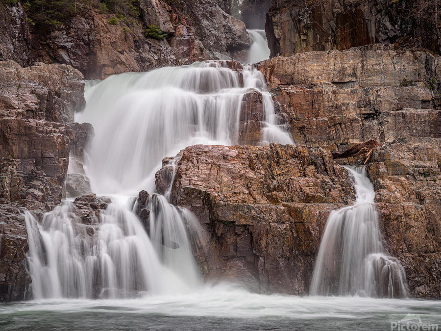 Lower Myra Falls Vancouver Island by Lars Olof Olsson Wall Art