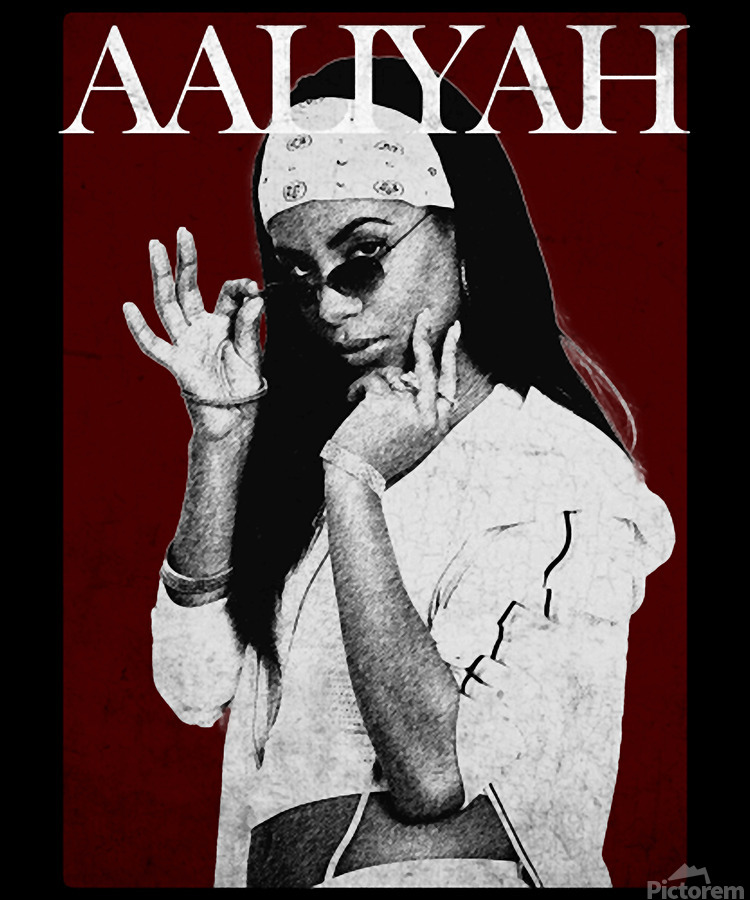 Aaliyah art drawing by KathrinSBrandt Wall Art