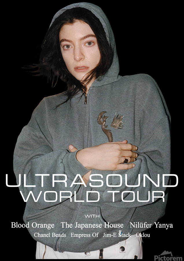 Lorde Ultrasound World tour 2025 poster by cassieforthumb Wall Art