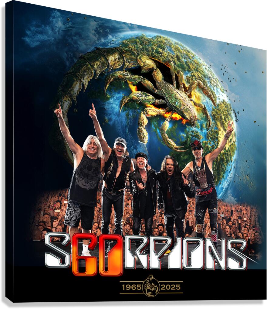 scorpions celebrating 60 years 2025 pic2 by cassieforthumb Wall Art