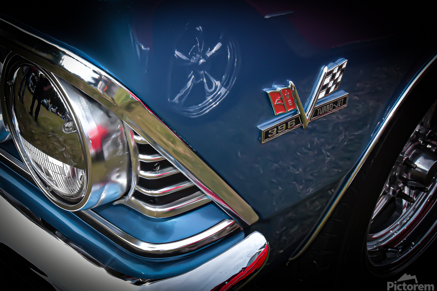 Chevy Cross flags by John Myers Wall Art