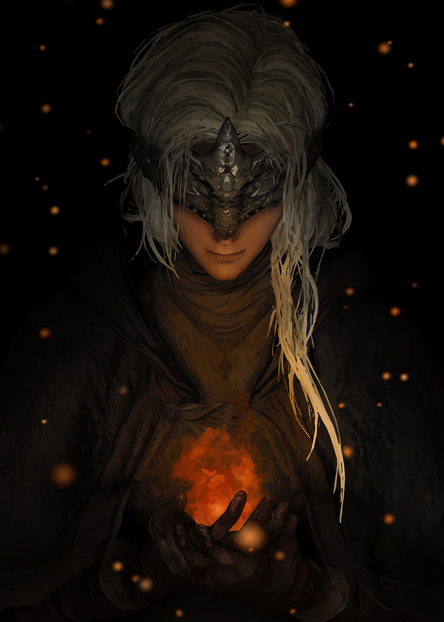 Dark Souls Fire Keeper par VibrantPanda