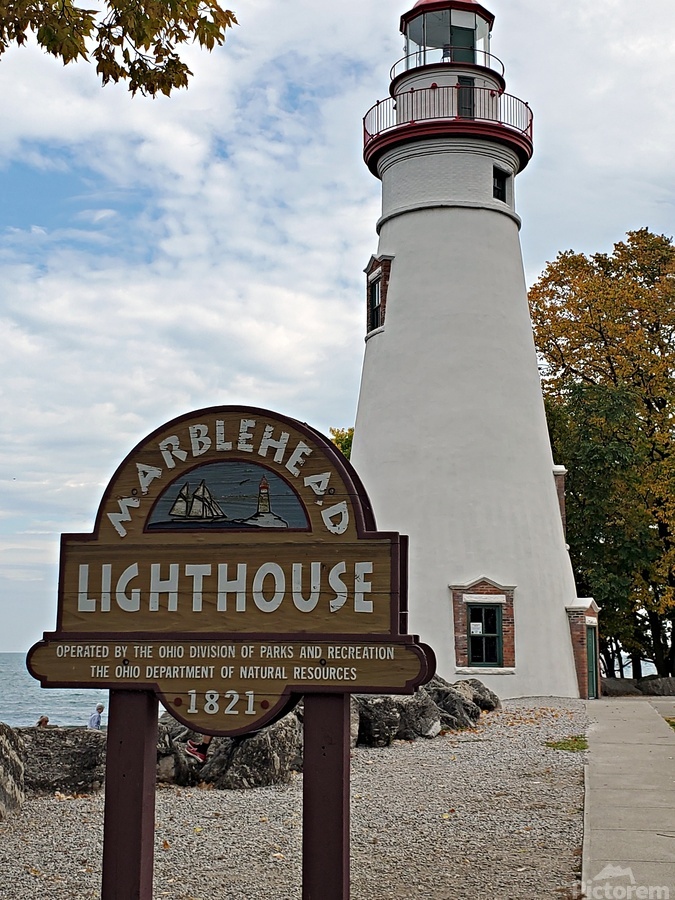 Marblehead Lighthouse by Jo Jurkiewicz Wall Art