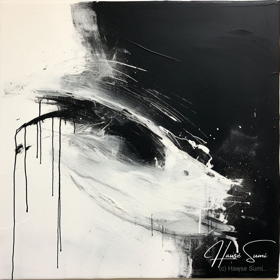 Void of Reflection by Hawse Sumi Wall Art