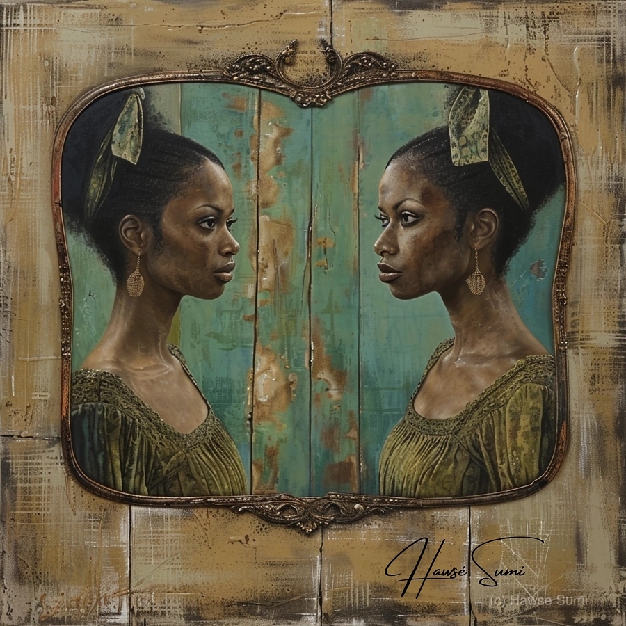 Double Vision by Hawse Sumi Wall Art