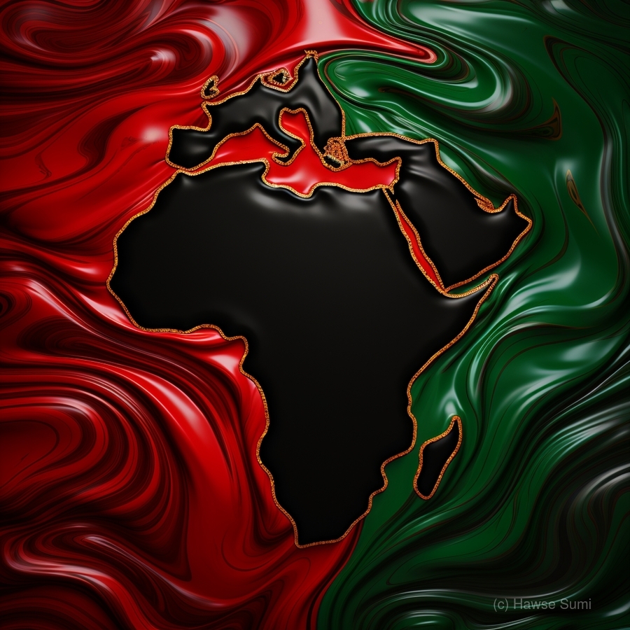 Mother Africa - II by Hawse Sumi Wall Art