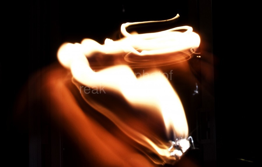 Fire Trail sculpture by Johnnyphotofreak Wall Art