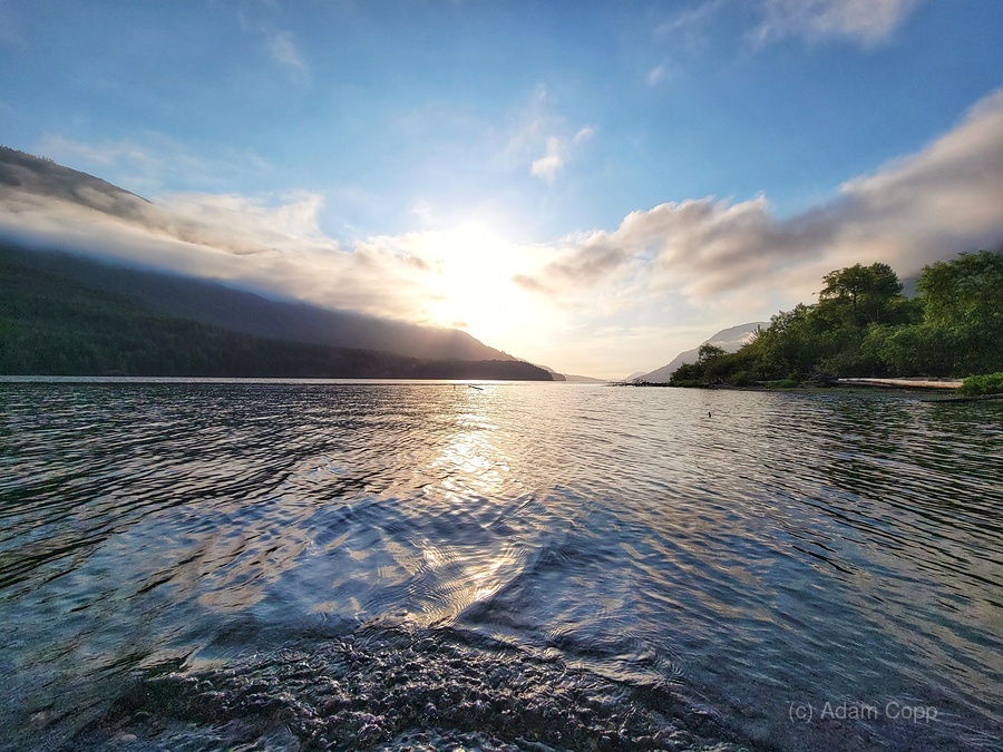 Sunrise Lake by Adam Copp Wall Art