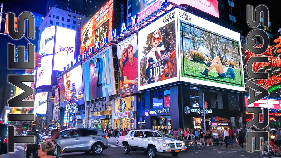 Times Square by Chase Nevada Michaels Wall Art