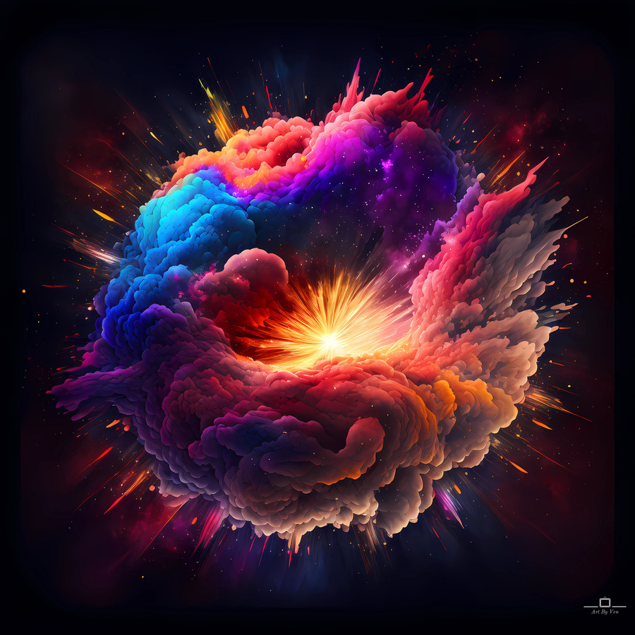 Cosmic by ArtbyVen Wall Art
