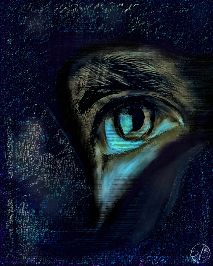 Gaze into the Abyss by Vladimir Barenboym Wall Art